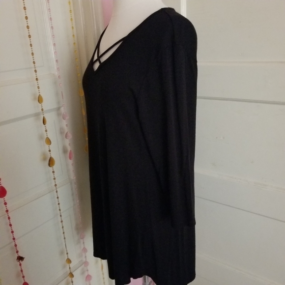 Chris & Carol | Tops | Chris Carol Criss Cross Vneck Top Cco | Poshmark